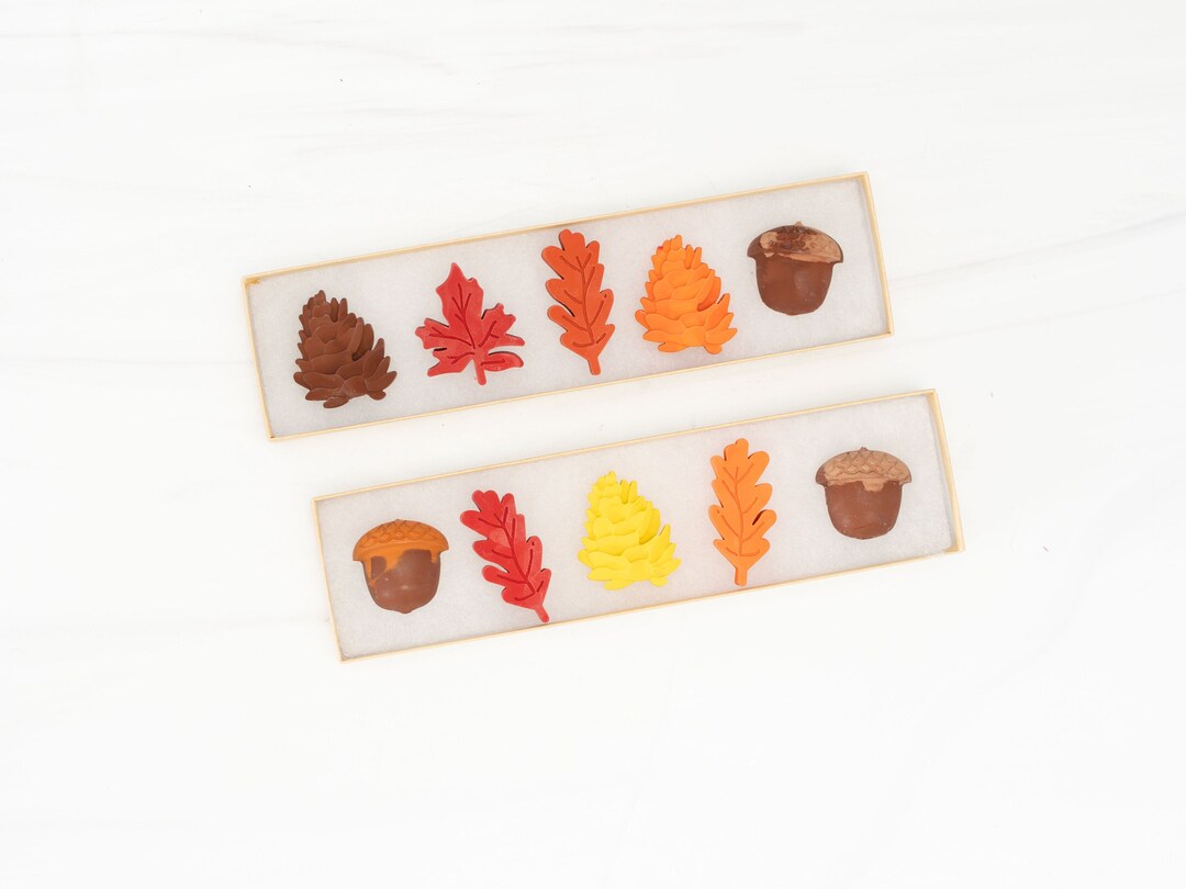 Fall Leaves Crayon Set - Gifts for Kids - Halloween Basket Stuffers ...