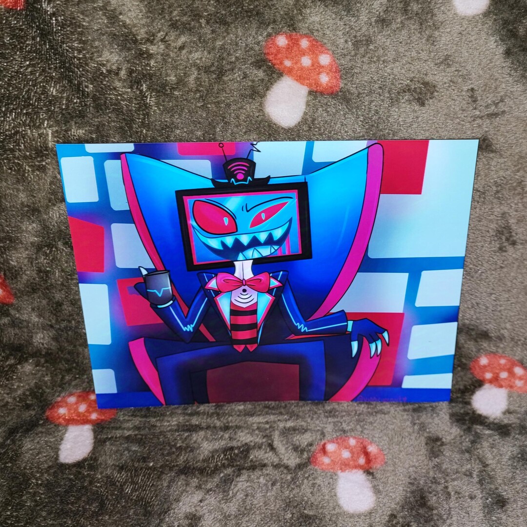 Vox Original Art Print - Fanart Cartoon Poster Demon Hotel - Etsy