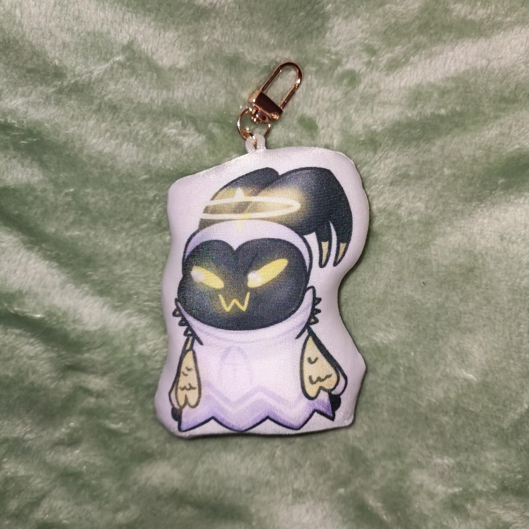 Chibi Adam Hazbin Hotel Plushie Keychain Mini Pillow Keyring Charm ...
