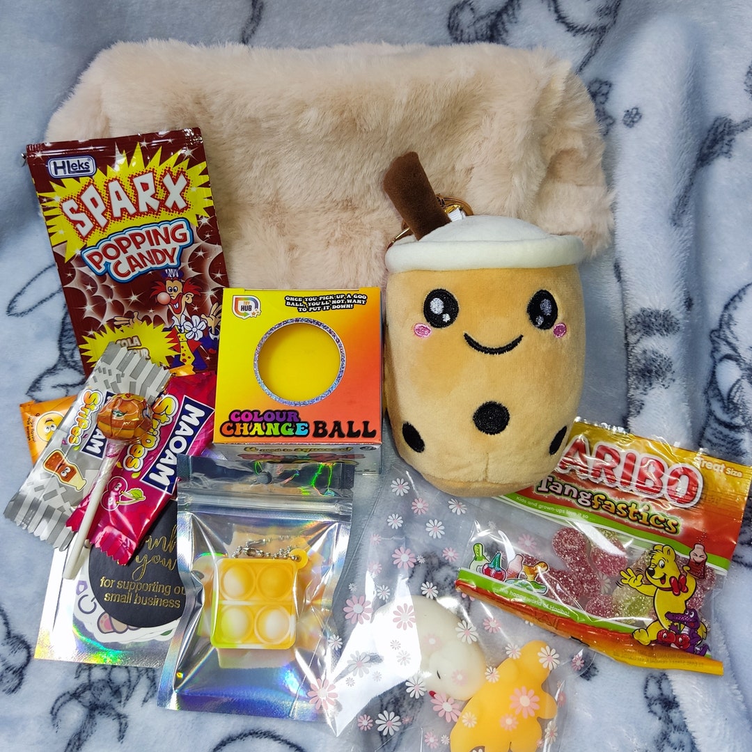 Bubble Tea Sensory Fidget Toy Themed Bag Travel Case Boba Cute - Etsy UK