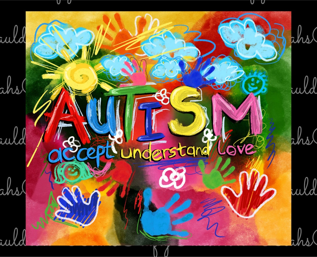 Austism Awareness Tumbler PNG Instant Digital Download, Teacher PNG ...