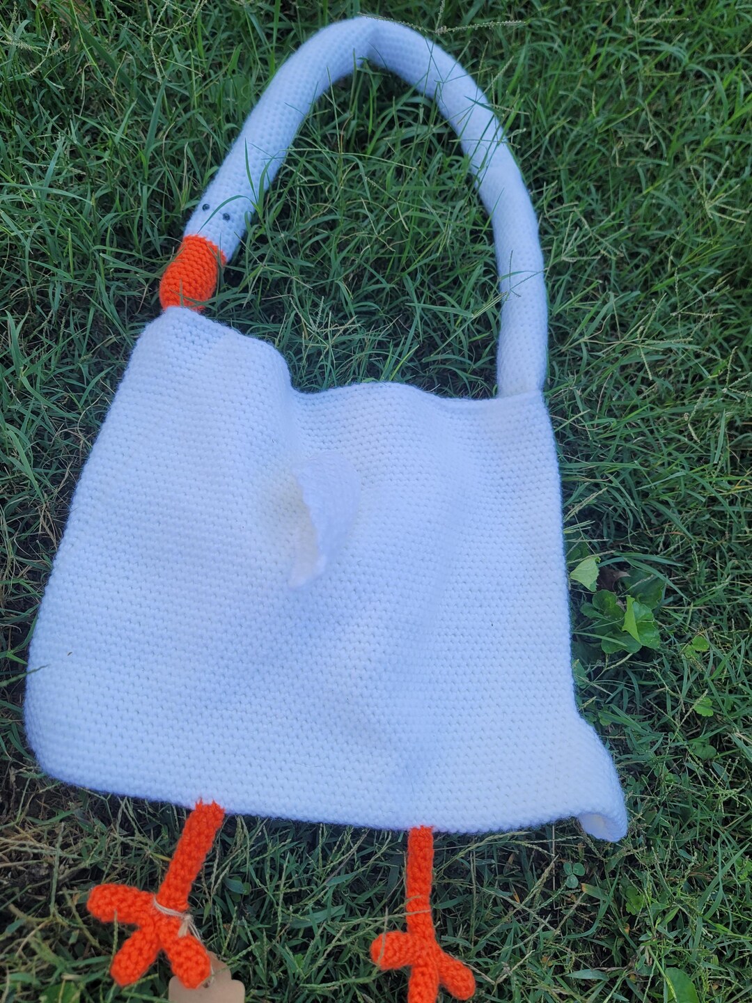 Goose Purse - MADE TO ORDER - Crocheted Goose Purse - Bag - Custom ...