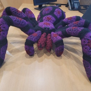 Giant Crocheted Tarantula - Crocheted Spider - Crochet Gift - Spider ...
