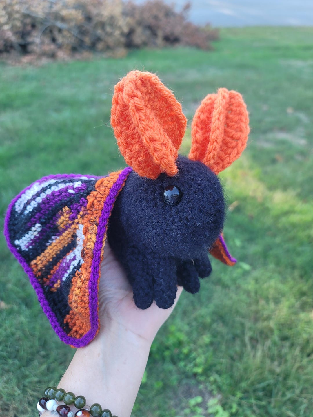 Crocheted Moth - MADE TO ORDER - Moth - Handmade - Crochet - Gift ...