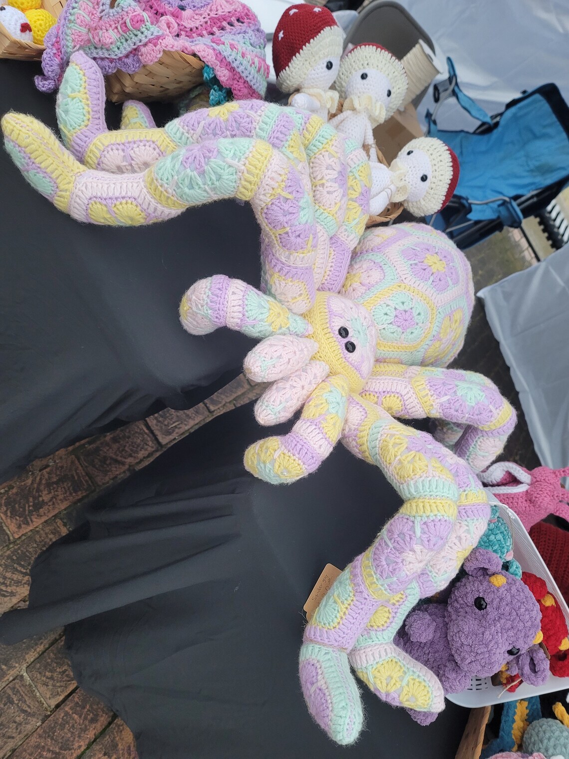 Giant Crocheted Tarantula - Crocheted Spider - Crochet Gift - Spider ...