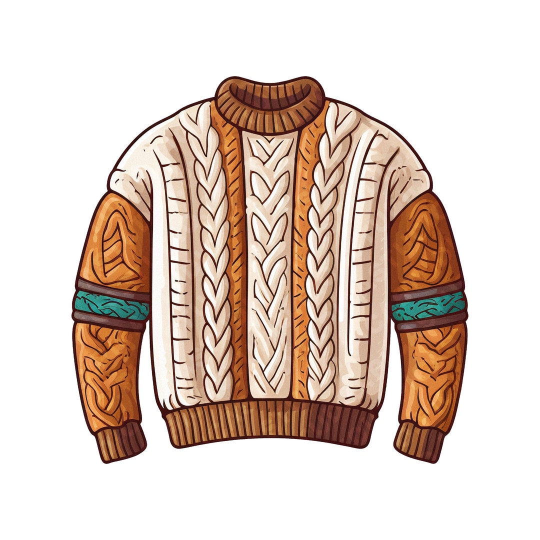 Ugly Sweater Transparent PNG Clipart for Sticker Design Asset - Etsy