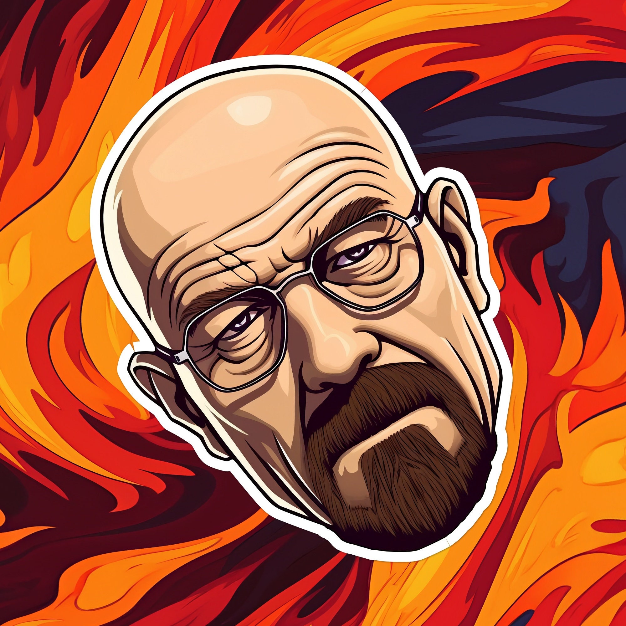 Bald Chemistry Teacher Transparent PNG Clipart for Sticker Design Asset ...