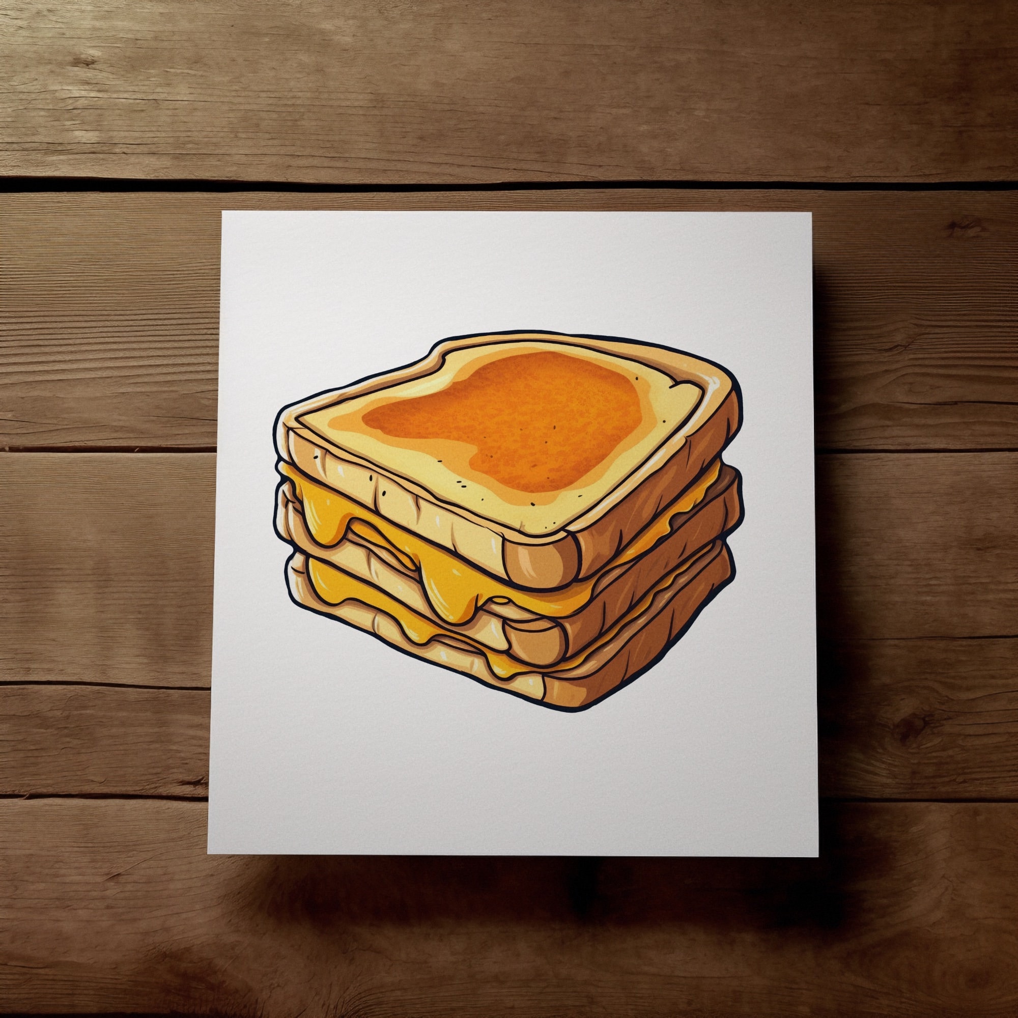 Grilled Cheese Sandwich Transparent PNG Clipart for Sticker Design ...