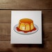 Flan Transparent PNG Clipart for Sticker Design Asset - Etsy
