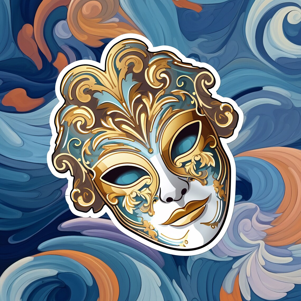 Female Masquerade Mask Transparent PNG Clipart for Sticker Design Asset ...