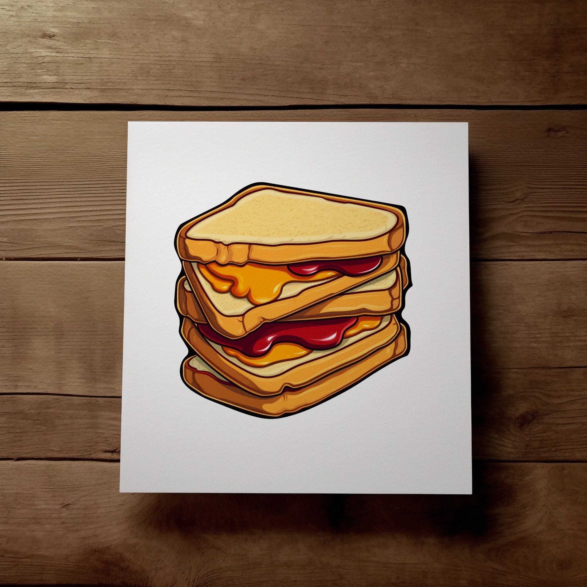 Peanut Butter Jelly Transparent PNG Clipart for Sticker Design Asset - Etsy