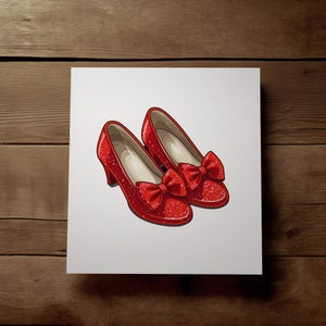 Ruby Slippers Transparent PNG Clipart for Sticker Design Asset - Etsy