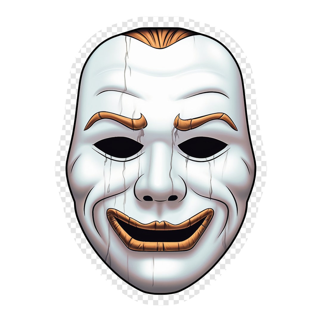 Male Masquerade Mask Transparent PNG Clipart for Sticker Design Asset ...