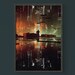 City Reflections Wall Art| Cyberpunk Futurism, Sci-fi Printable Poster ...