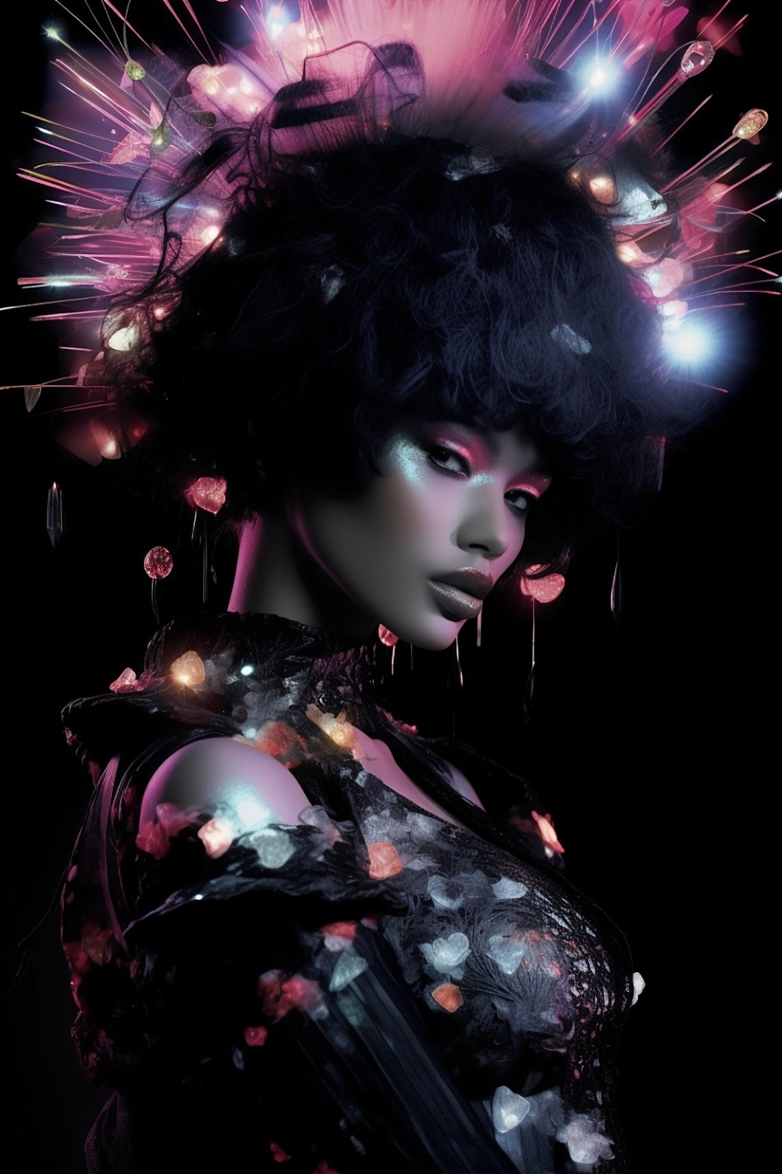 Rococopunk Fashion Wall Art Homely Decor Vogue Fashion Style - Etsy