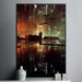 City Reflections Wall Art| Cyberpunk Futurism, Sci-fi Printable Poster ...
