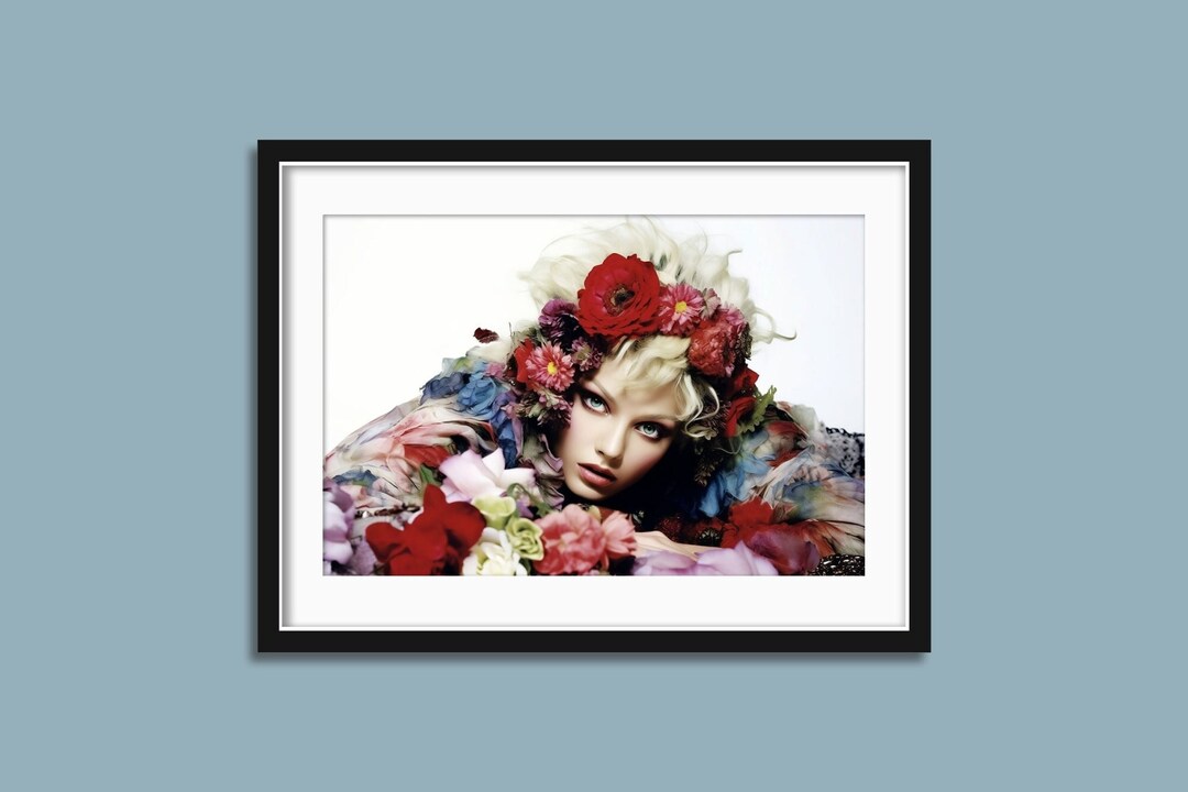 Printable Digital Art Vintage Victorian Style Rococo Fashion Wall ...