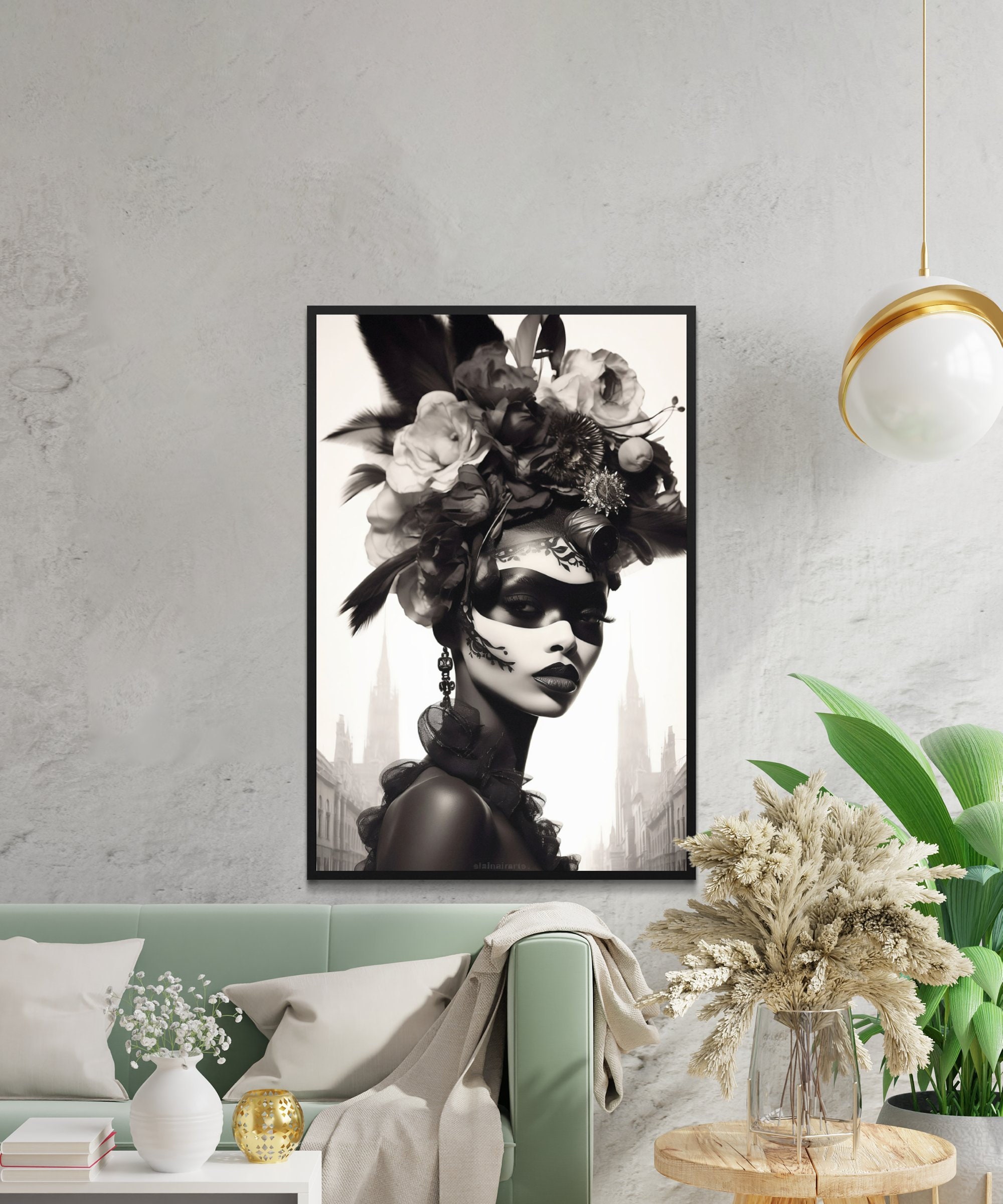 Printable Digital Art Vintage Victorian Style Rococo Fashion Wall ...