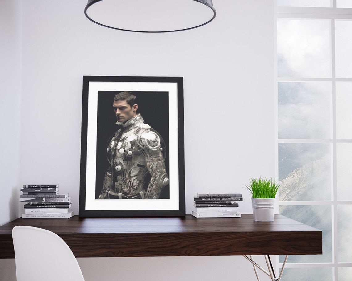 Sci-fi Fashion Wall Art AI Sci-fi Wall Decor Vogue Fashion Style ...