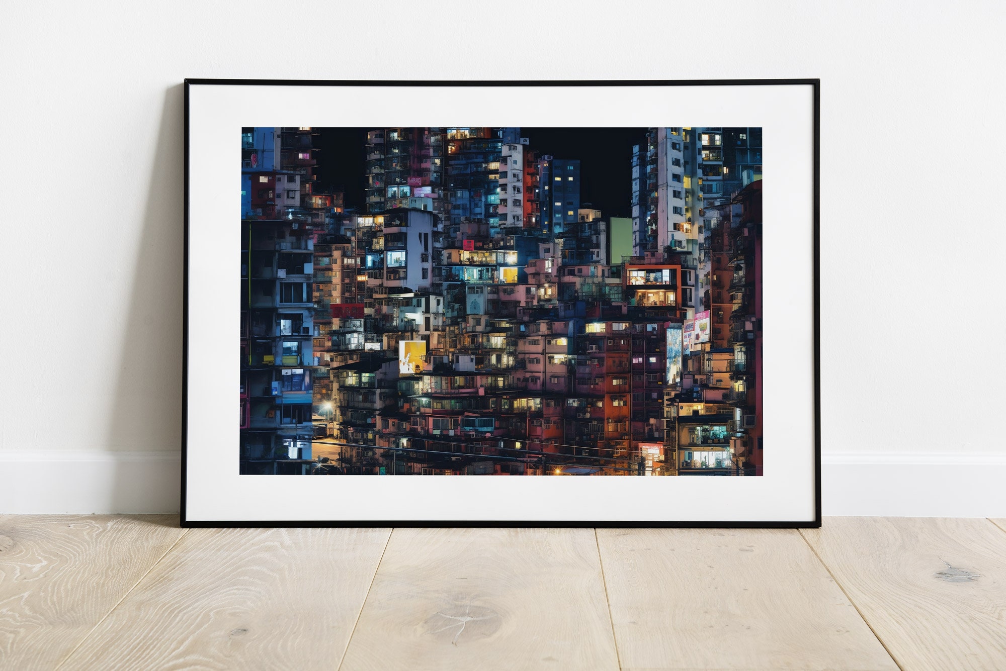 Sci-fi Cityscape AI Wall Art Sci-fi Wall Decor for Sci-fi Fan Living ...