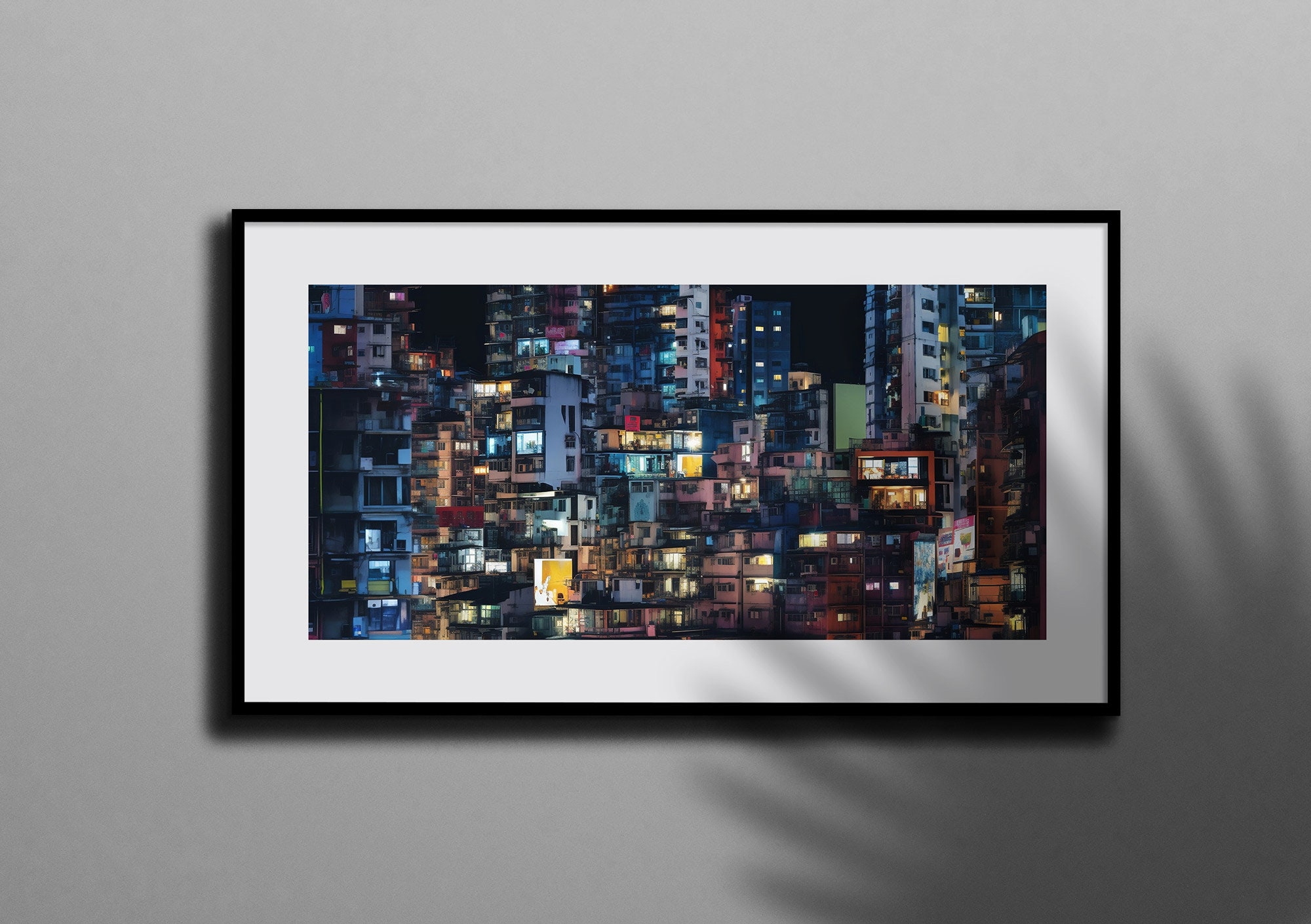 Sci-fi Cityscape AI Wall Art Sci-fi Wall Decor for Sci-fi Fan Living ...