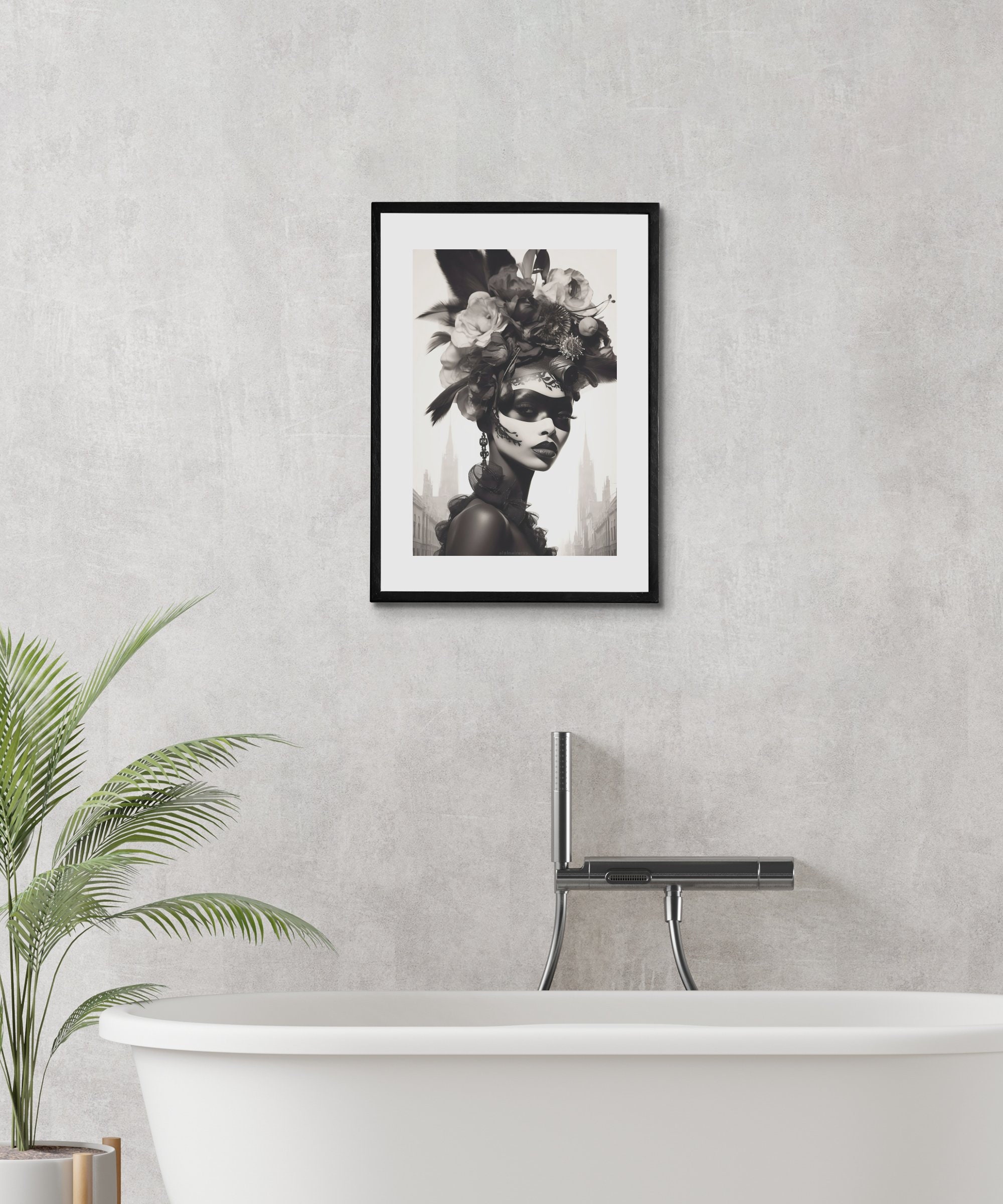 Printable Digital Art Vintage Victorian Style Rococo Fashion Wall ...