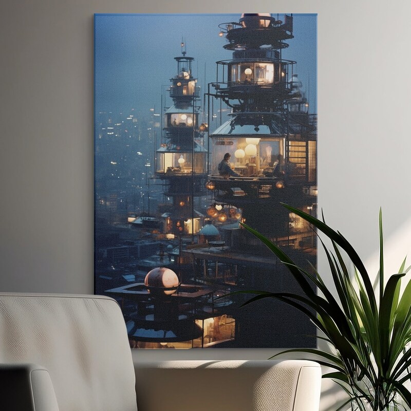Cyberpunk Wall Art - Etsy