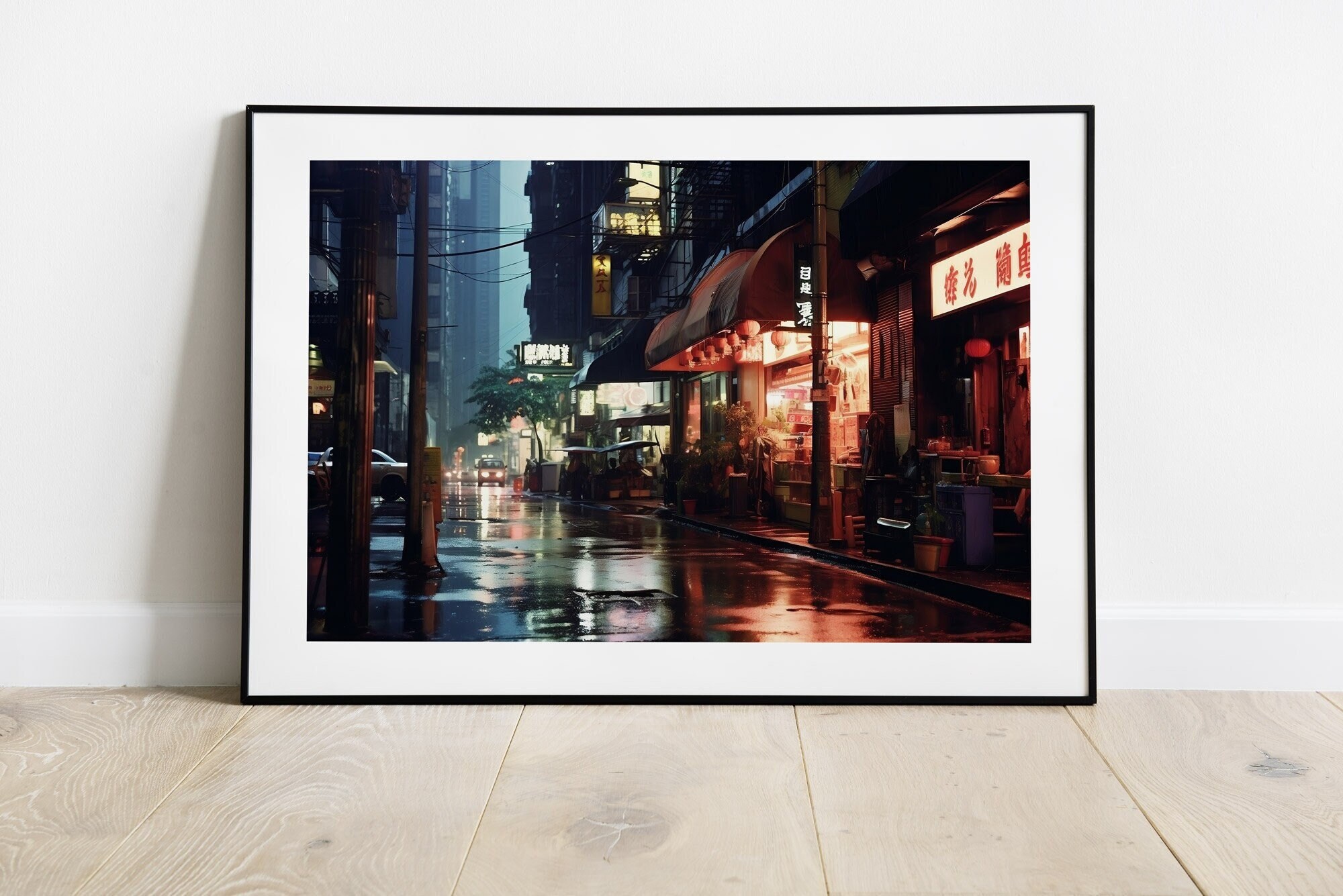 Sci-fi Cityscape AI Wall Art Sci-fi Wall Decor for Sci-fi Fan Living ...