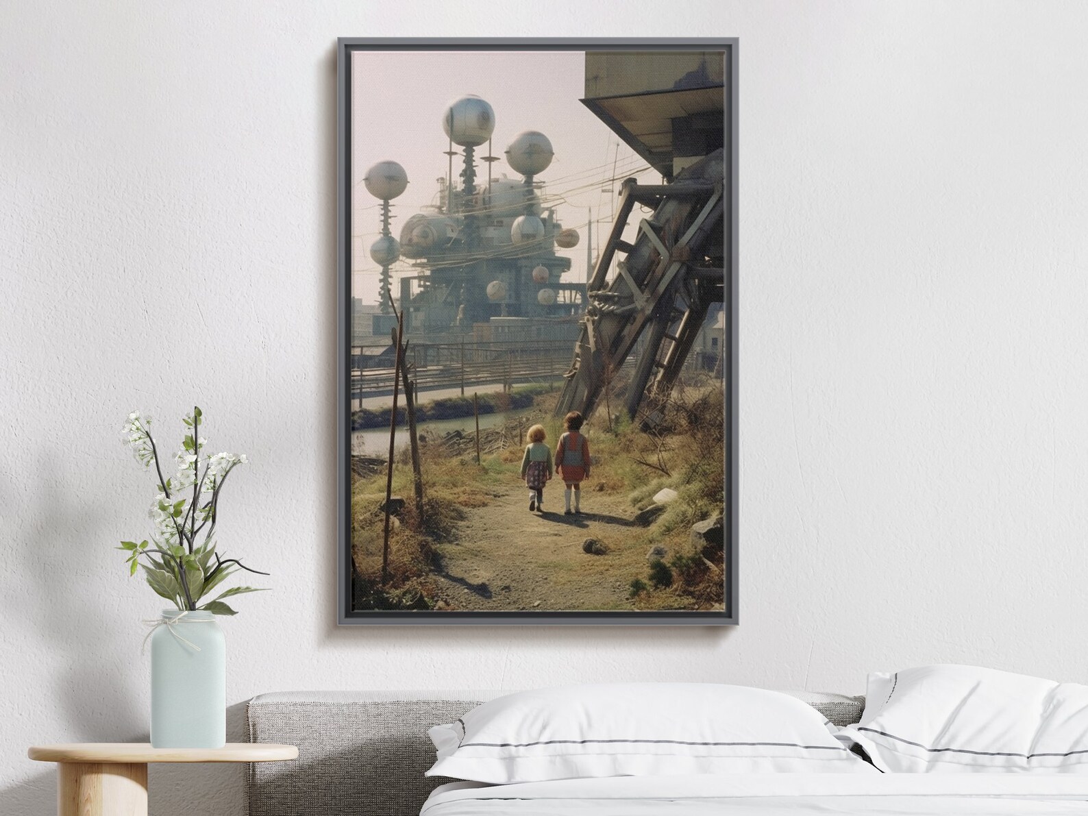 Sci-fi Lost Children Wall Art| Futurism Aesthetic, Printable Poster ...