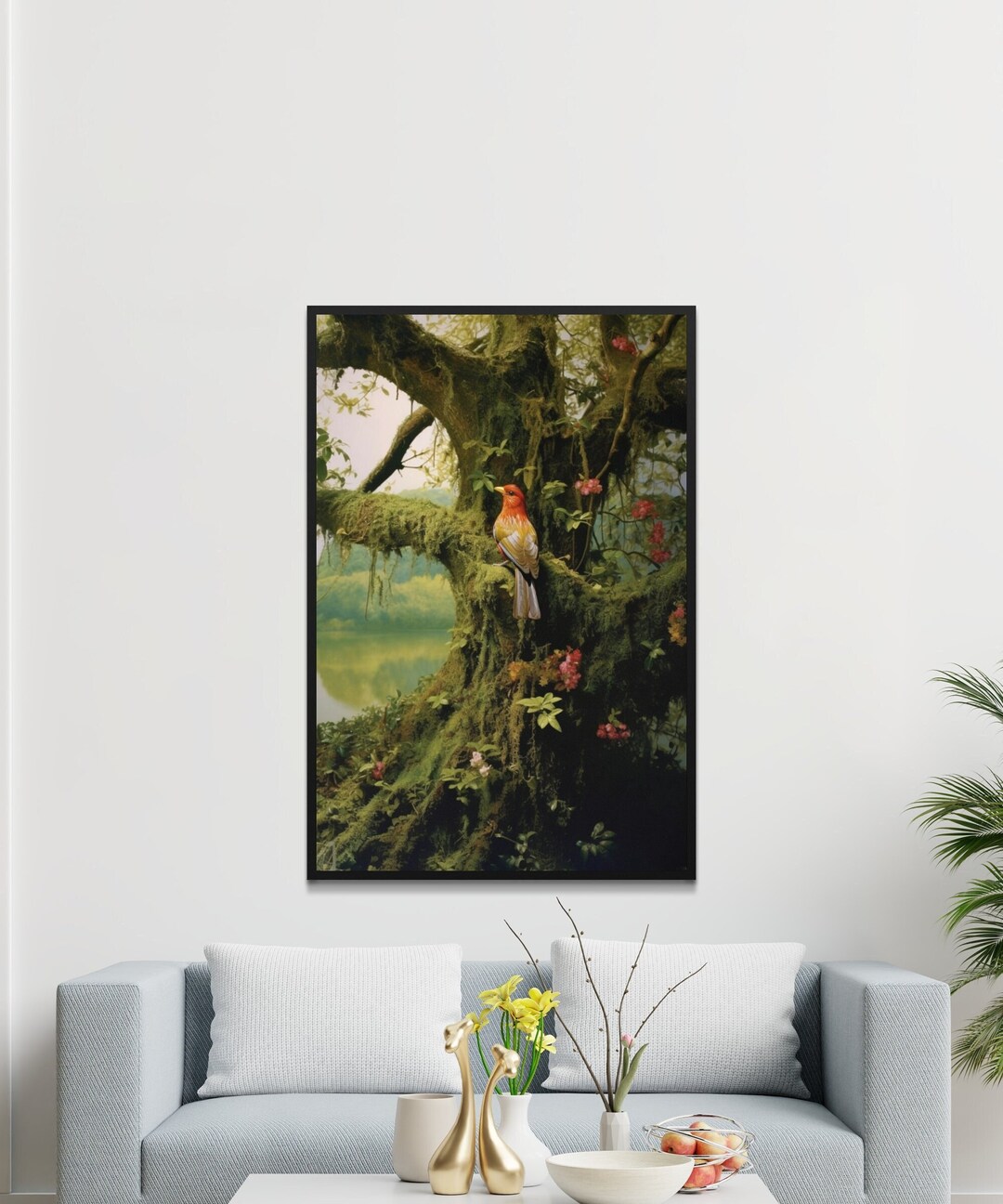 Bird in Bayou Printable Art| Vibrant Colorful Bird Photography| Nature ...