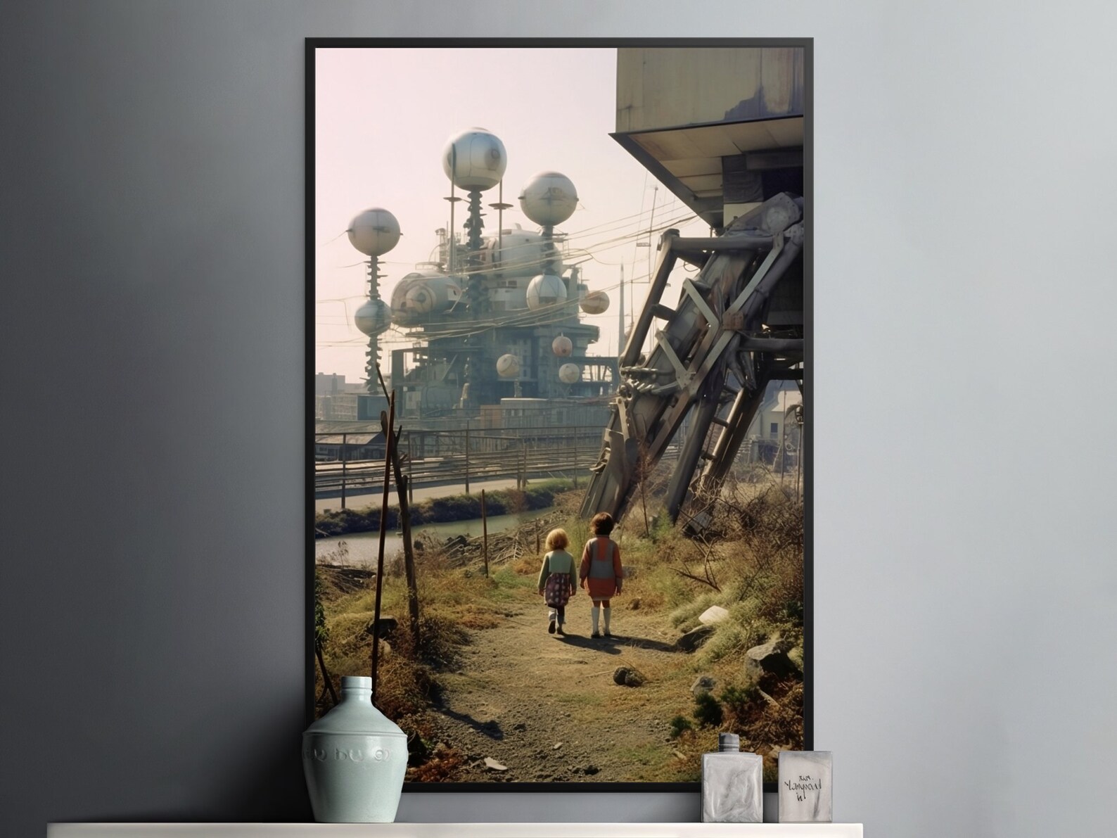 Sci-fi Lost Children Wall Art| Futurism Aesthetic, Printable Poster ...