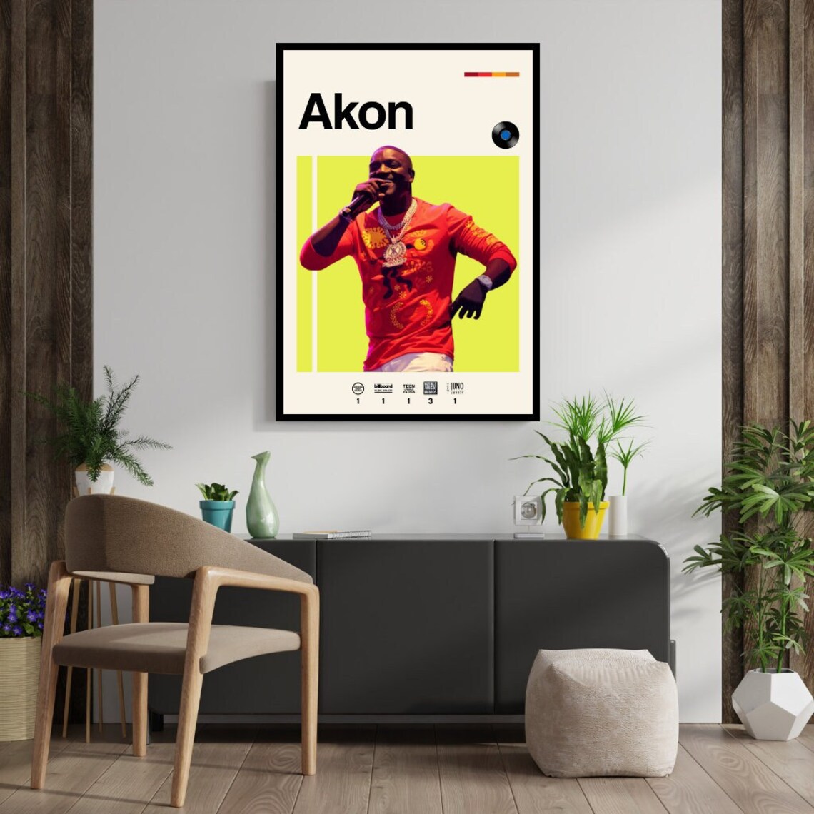 Akon Poster Musician Singer Artist Wall Art Music Album Reggae - Etsy