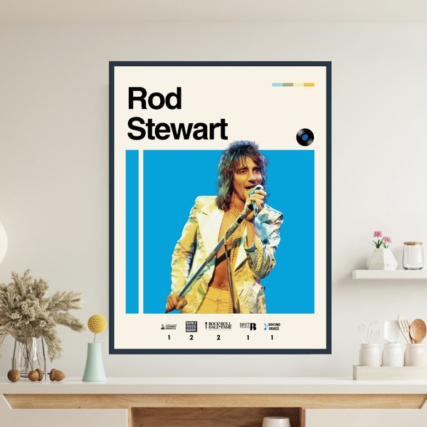 Rod Stewart Poster - Etsy