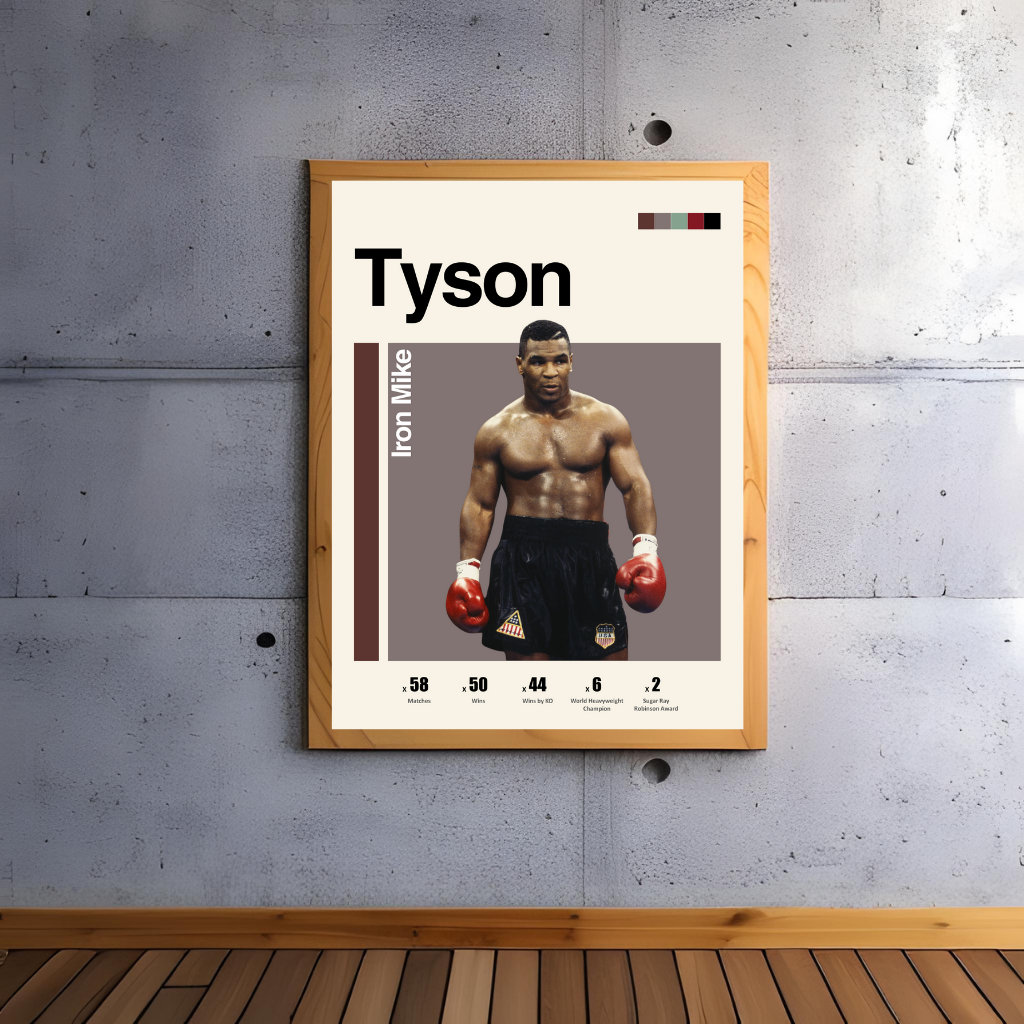 Mike Tyson Poster sold by Hesitant Universe | SKU 55100851 | Printerval