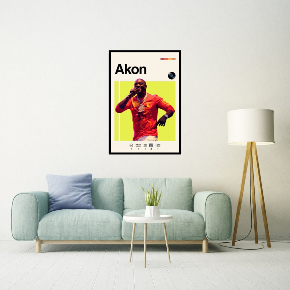 Akon Poster Musician Singer Artist Wall Art Music Album Reggae - Etsy