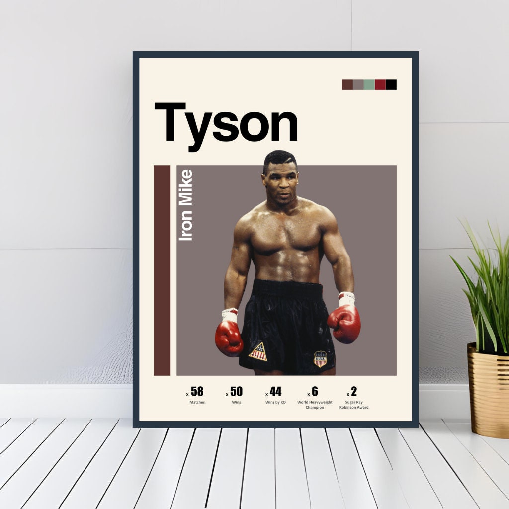 Mike Tyson Poster sold by Hesitant Universe | SKU 55100851 | Printerval