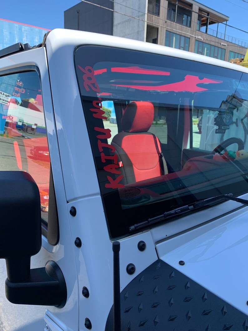 Custom Windshield Vinyl Car Name Decal Vinyl SUV Window - Etsy