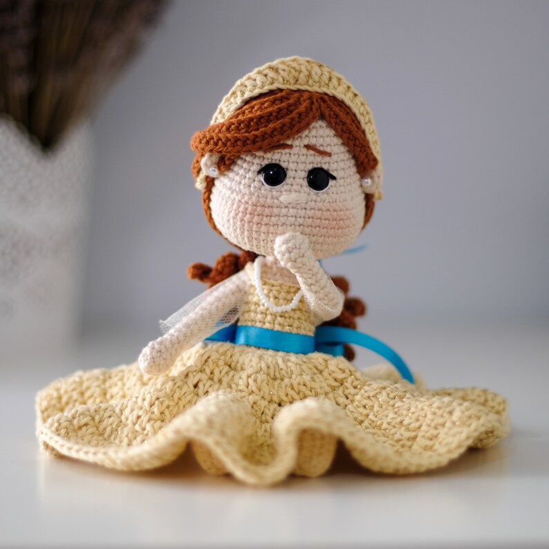 Princess Anya / Anastasia Crochet Doll Pattern PDF - Etsy