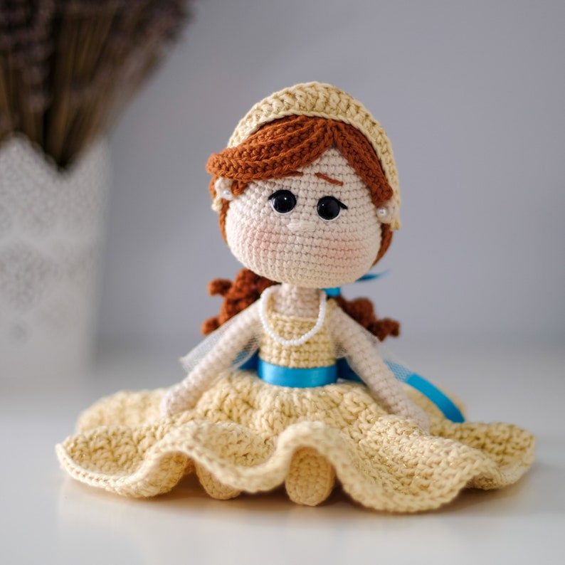 Princess Anya / Anastasia Crochet Doll Pattern PDF - Etsy