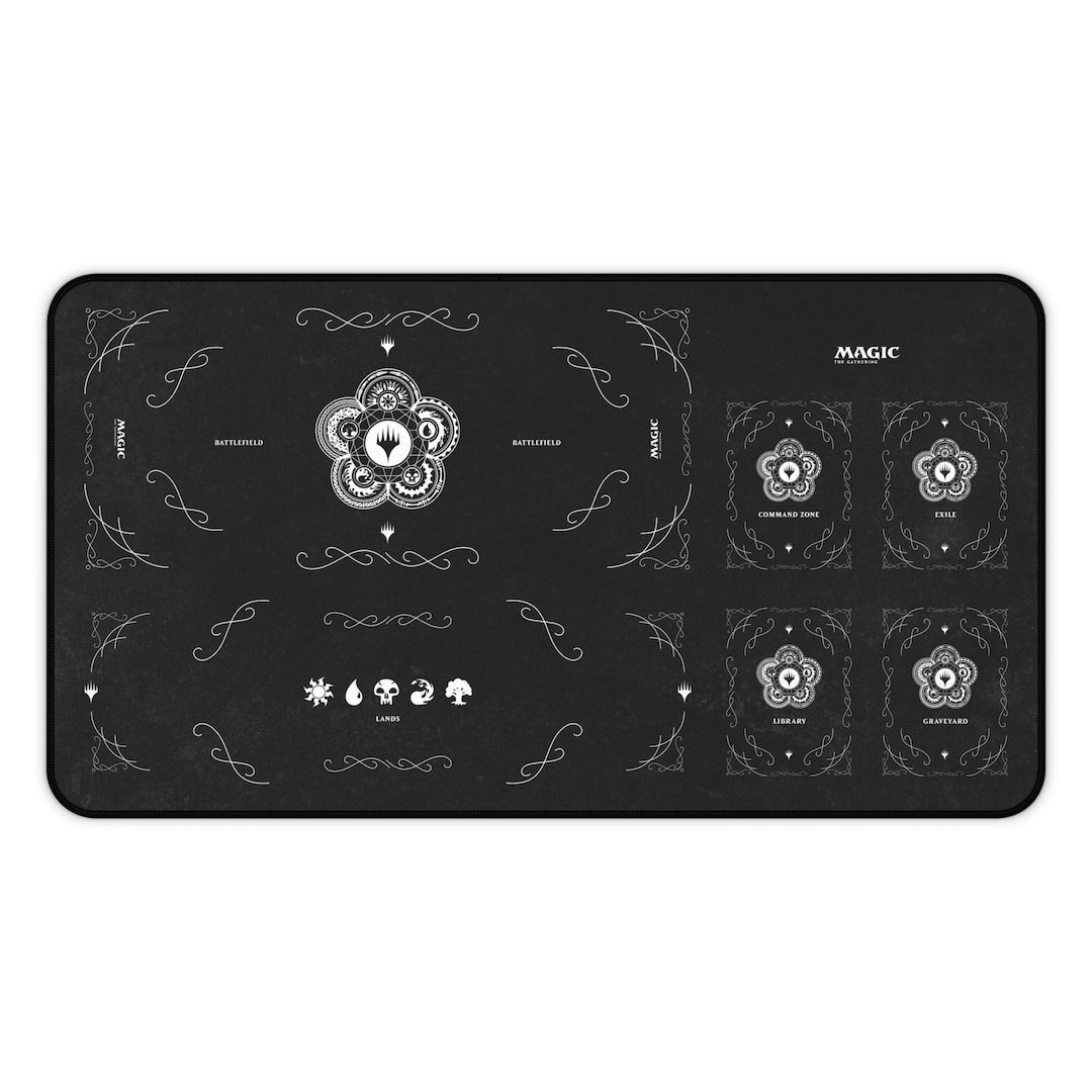 MTG Playmat With Zones, TCG Playmat, Card Playmat, MTG Gifts, Neoprene ...