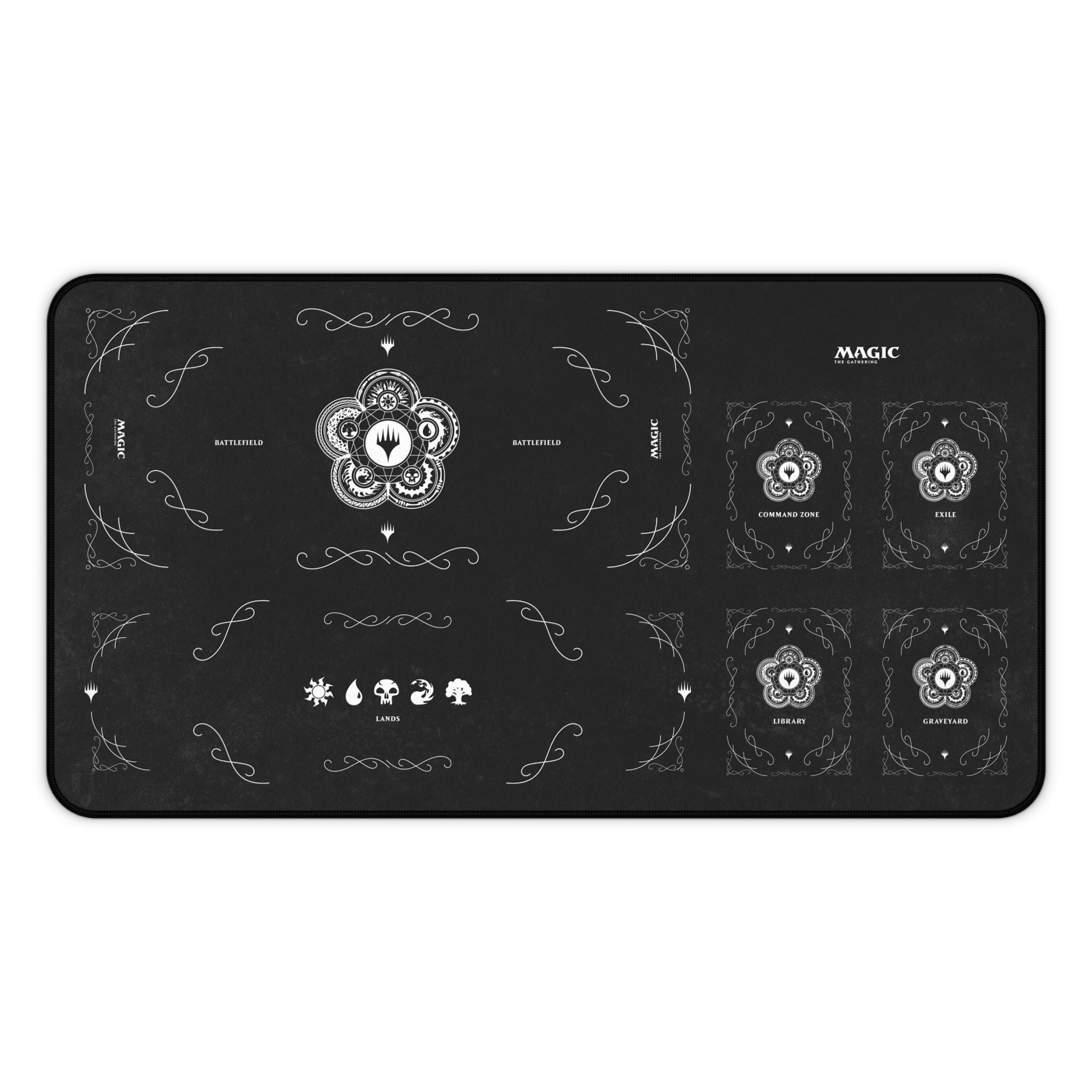 MTG Playmat With Zones, TCG Playmat, Card Playmat, MTG Gifts, Neoprene ...