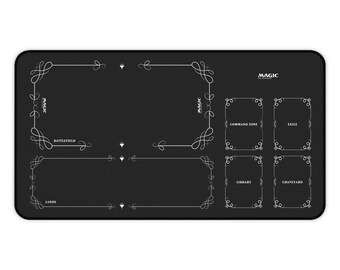 MTG Playmat With Zones, TCG Playmat, Card Playmat, MTG Gifts, Neoprene ...