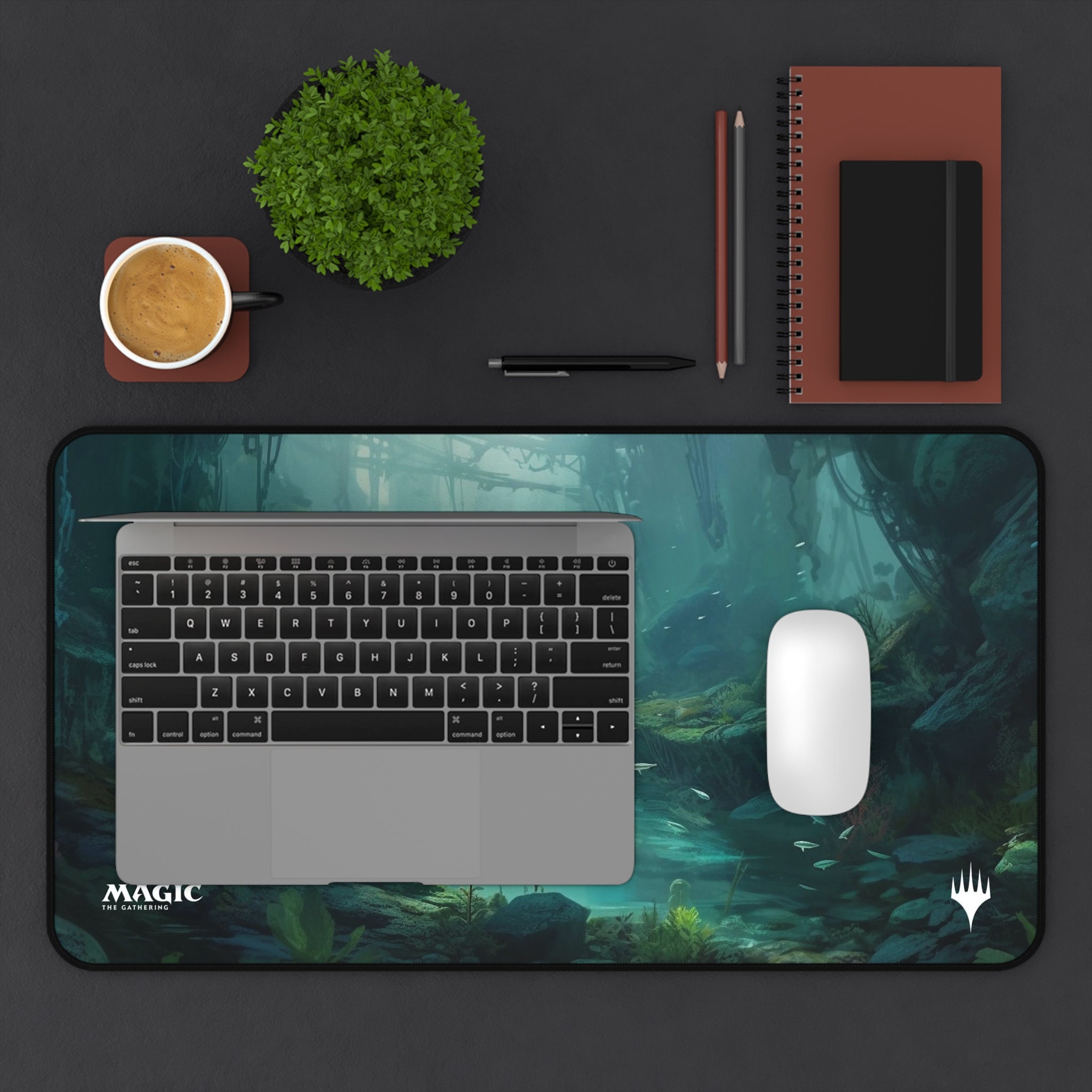 Forest Landscape MTG Playmat, TCG Playmat, Card Playmat, MTG Gifts ...