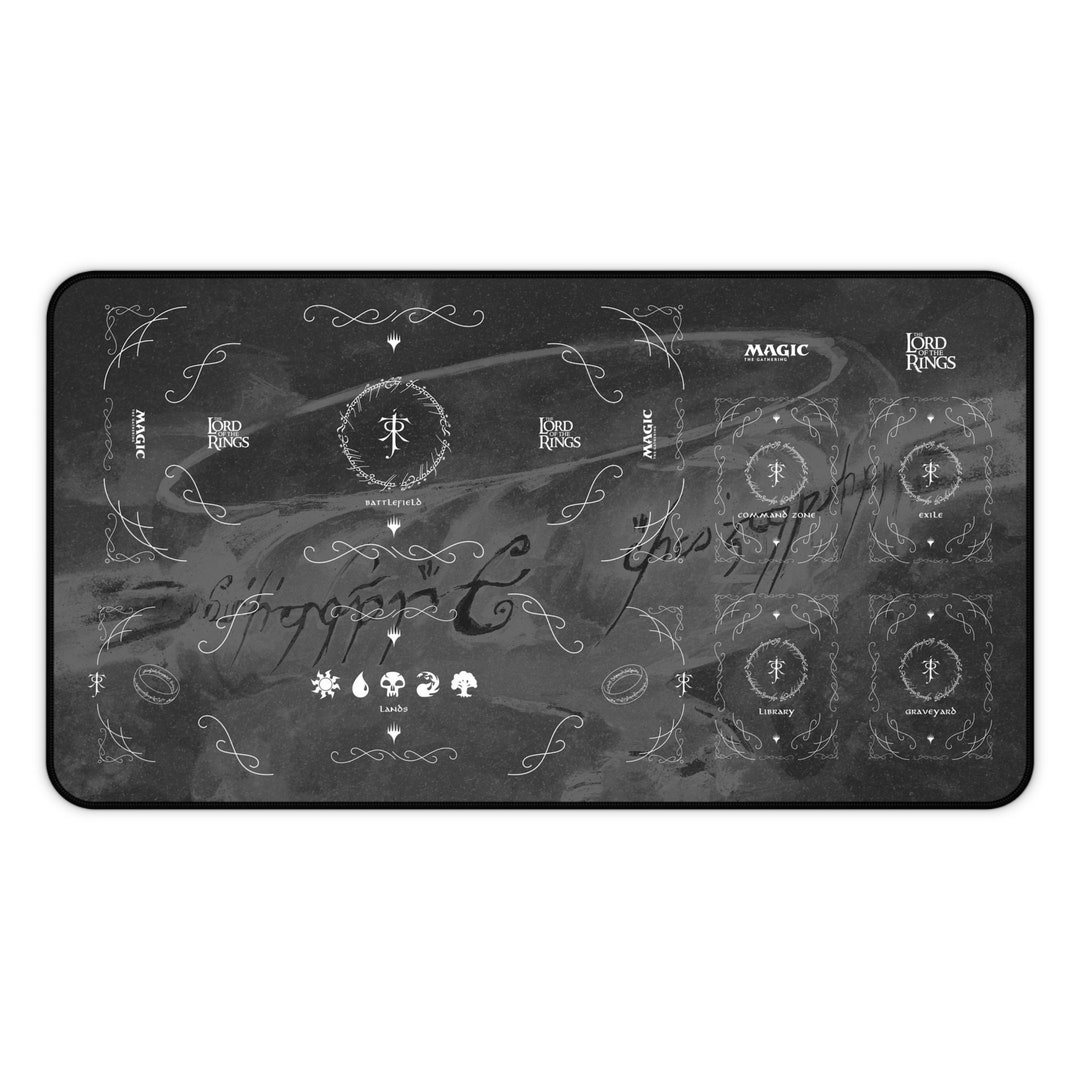 MTG LOTR Playmat With Zones Card Playmat MTG Gifts Magic - Etsy