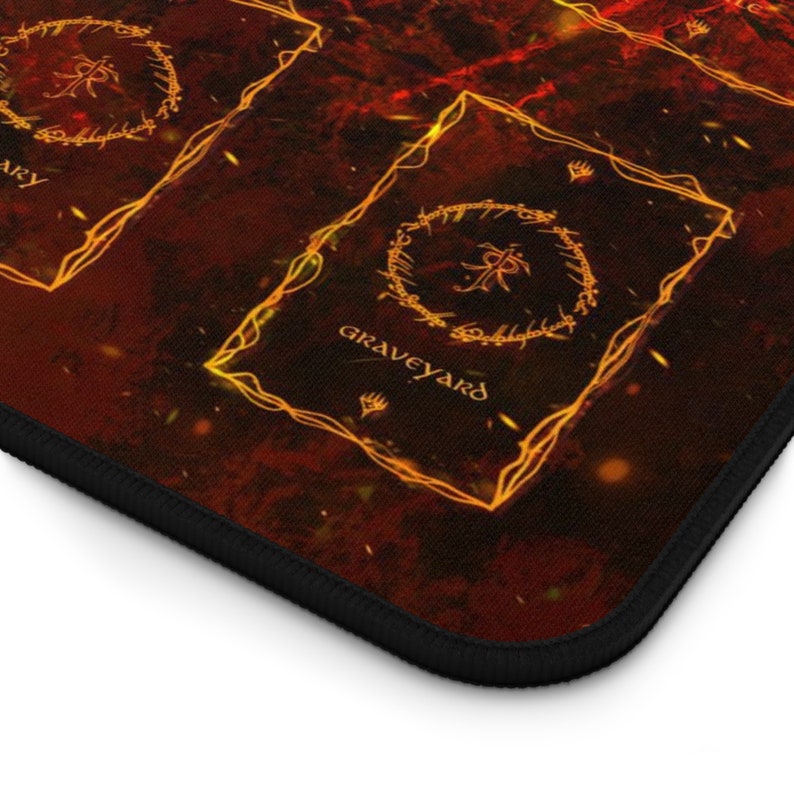 MTG LOTR Playmat With Zones, Card Playmat, MTG Gifts, Magic the ...