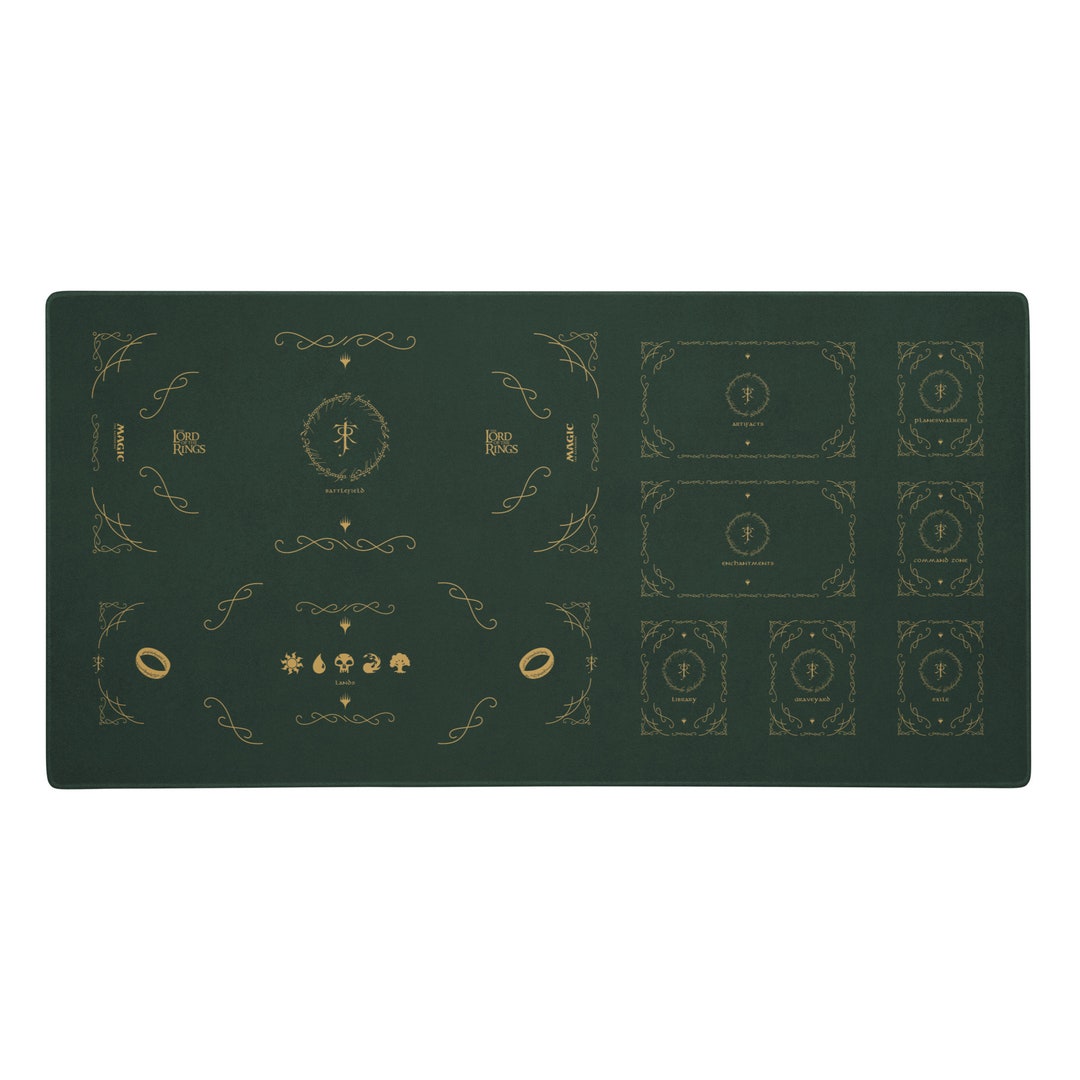 MTG LOTR Big Playmat With Zones, Card Playmat, MTG Gifts, Magic the ...