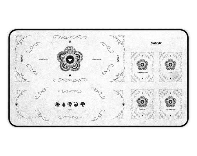 MTG Playmat With Zones, TCG Playmat, Card Playmat, MTG Gifts, Neoprene ...