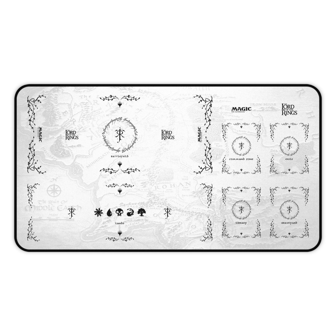 MTG LOTR Small Playmat With Zones, Card Playmat, Magic the Gathering ...