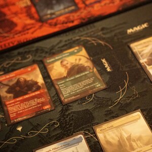 MTG LOTR Playmat With Zones, Card Playmat, MTG Gifts, Magic the ...