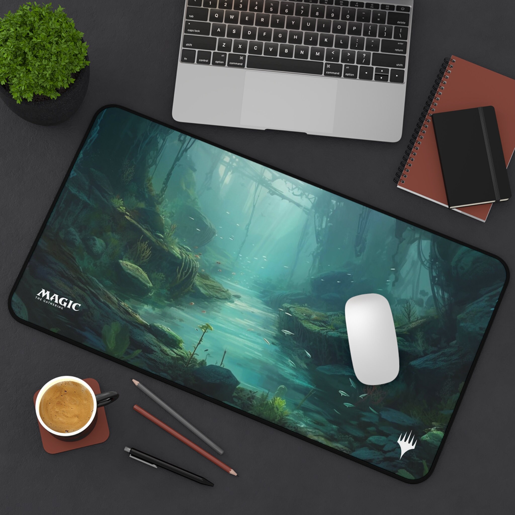 Forest Landscape MTG Playmat, TCG Playmat, Card Playmat, MTG Gifts ...